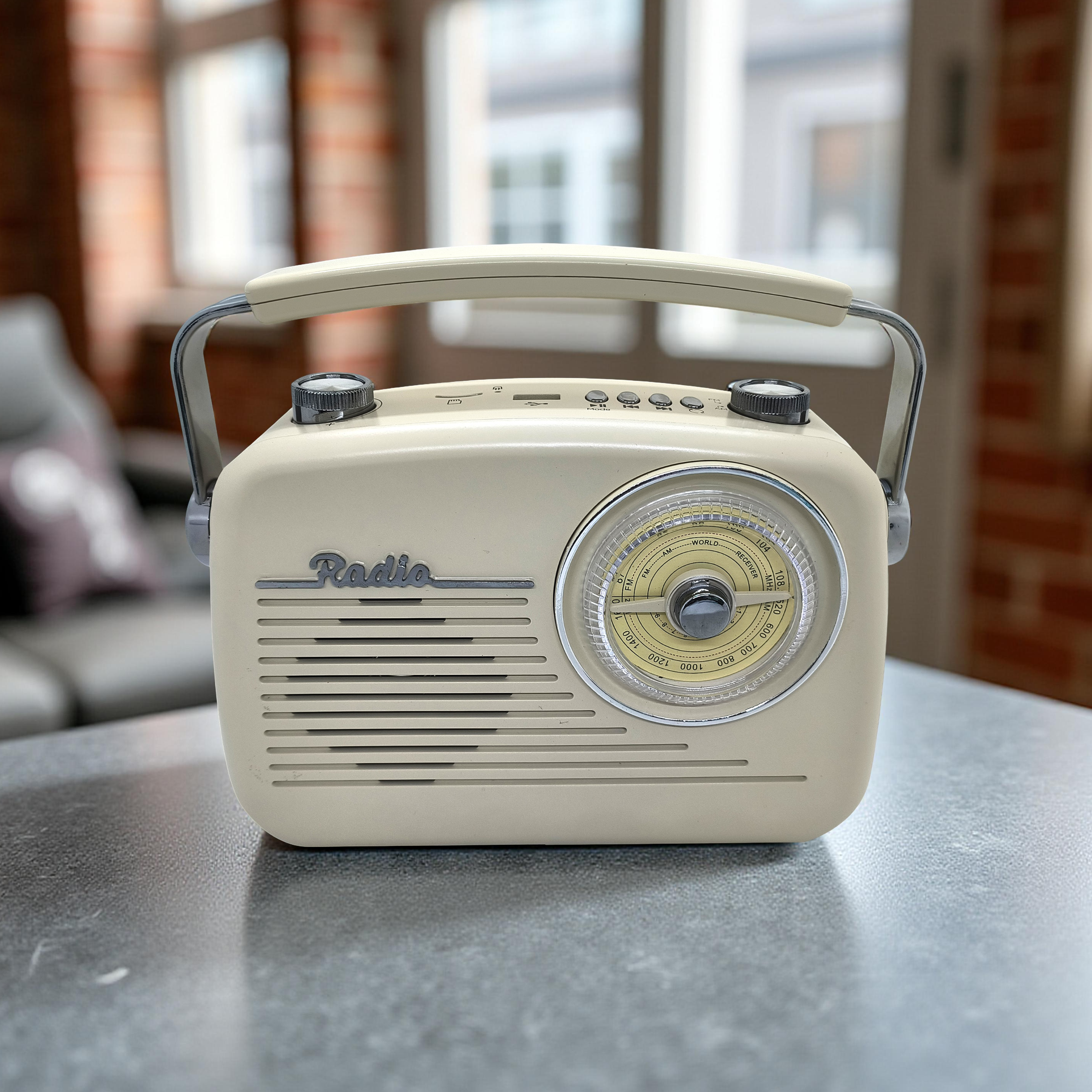 RED5 Retro Radio Stylish Bluetooth Music Player With 3 W Speaker ...