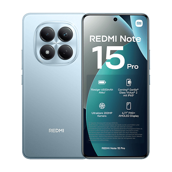 Xiaomi Redmi Note 15 Pro 4G Dual Sim 8GB RAM 256GB - Blue – Gadget Station
