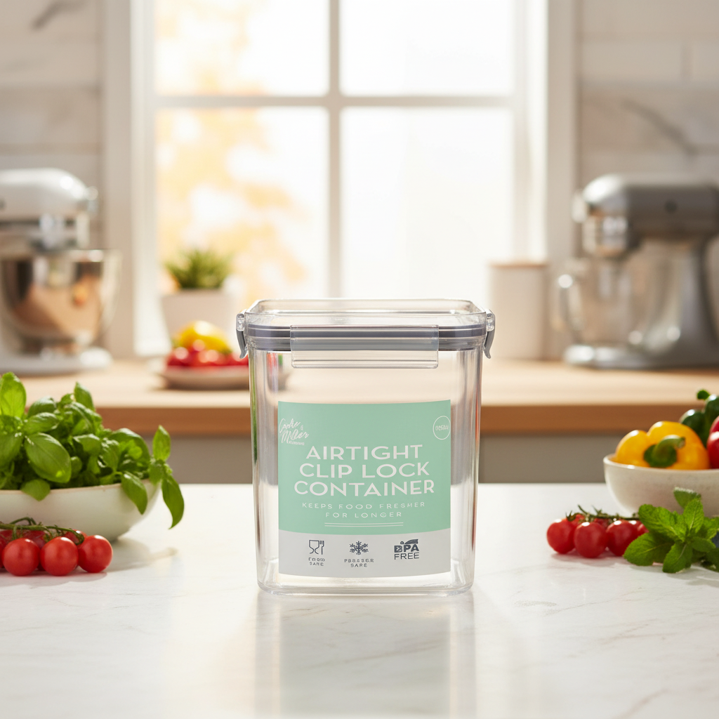 Airtight Clip Lock Container 950ml - Freshness Guaranteed – Gadget Station